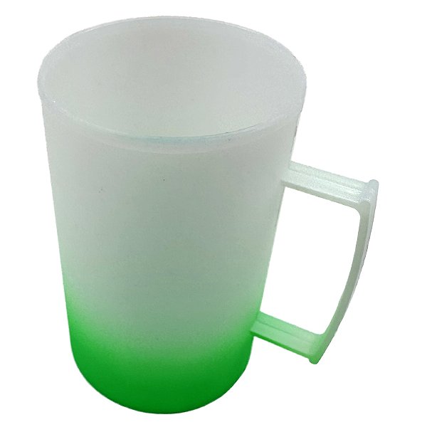 Caneca Chopp Jateado Verde Neon 500 Ml Império Do Transfer Produtos