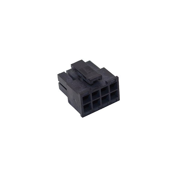 Conector Micro Fit Fêmea Passo 3,0mm 8 vias - Plugshop