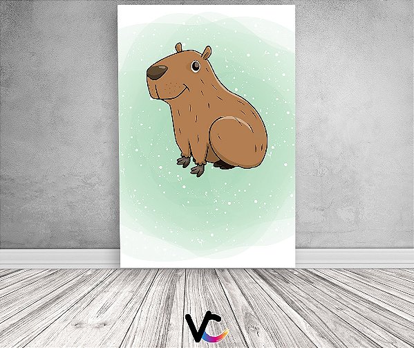 Painel De Festa Vertical 1,50 x 2,20 - Safari Capivara Cute 046 - Via ...