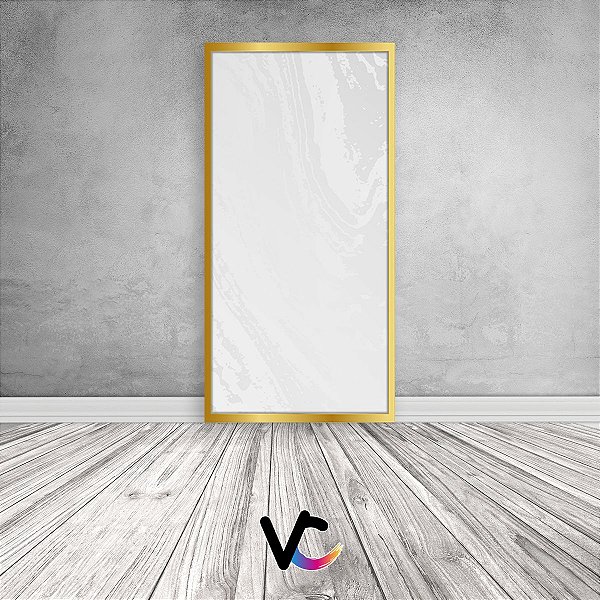 Painel De Festa Vertical 1,00 x 2,00 - Casamento Bodas de Ouro Frame ...