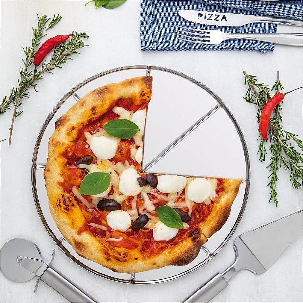 Kit para Pizza 14 peças - Mec G Store