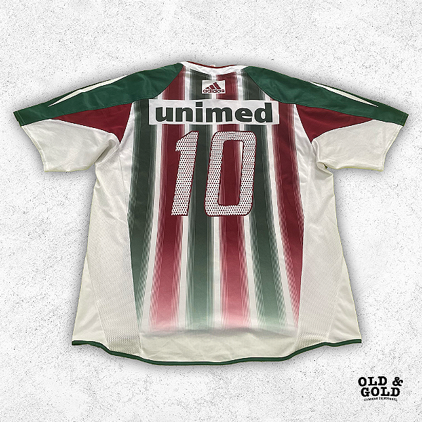 Camisa Fluminense 2005 #10 - G - Old & Gold