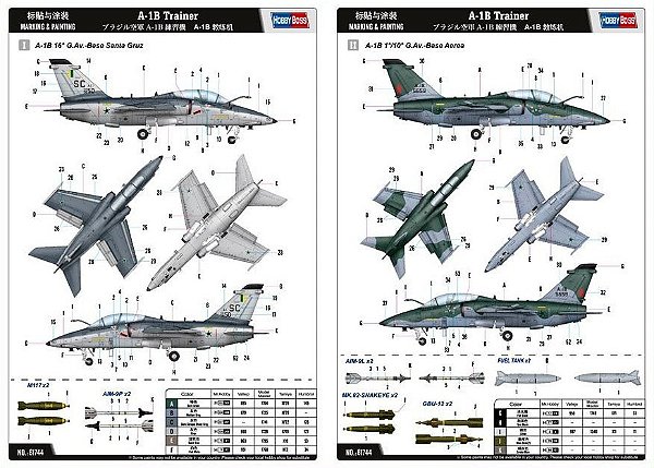 AMX A-1B Trainer - 1/48 - HobbyBoss 81744 - BLIMPS