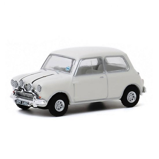 Greenlight 1967 Austin Mini Cooper Branco - The Italian Job - Mini Hunts