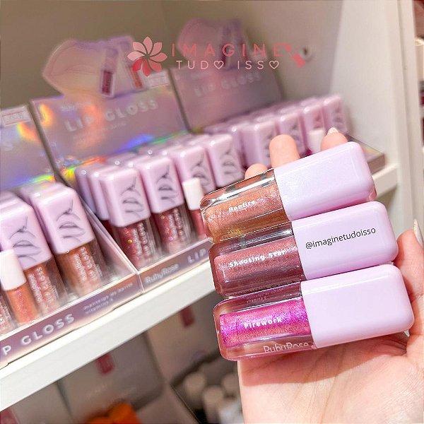 Lip Gloss Brilhante Firefly - Ruby Rose - Imagine Tudo Isso