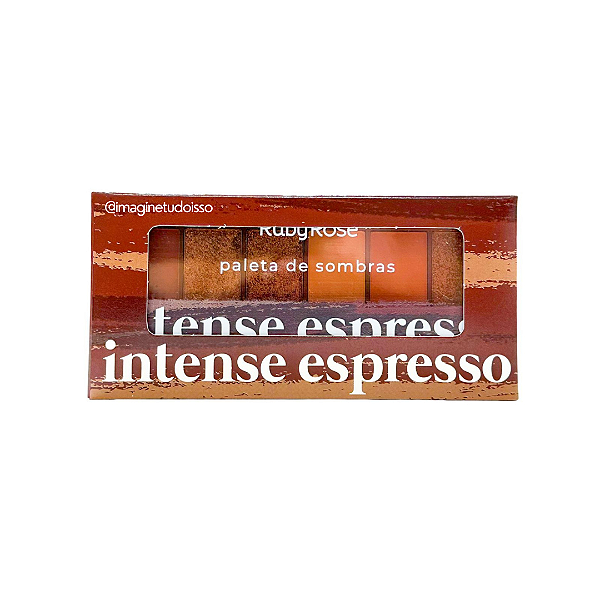 Paleta de Sombras Intense Espresso - Ruby Rose - Imagine Tudo Isso