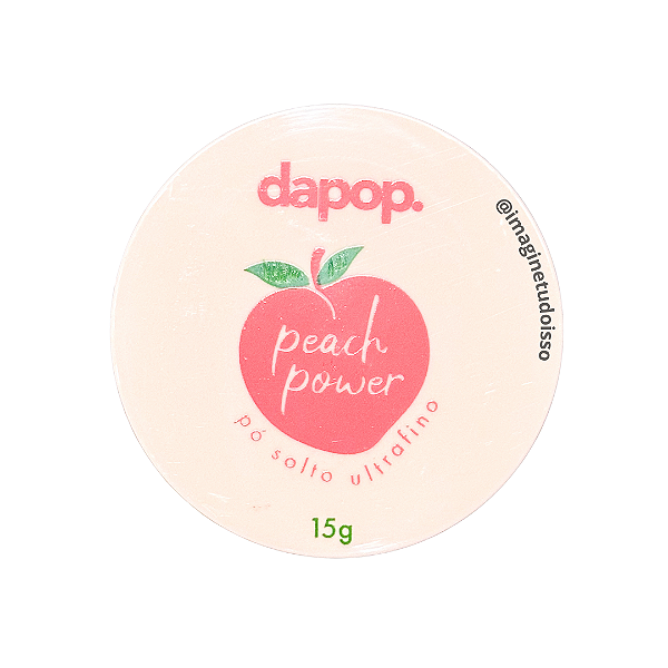 Pó Solto Ultrafino Peach Power - Dapop - Imagine Tudo Isso