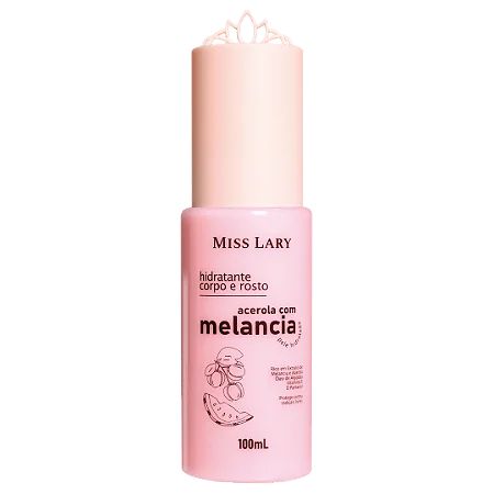 Hidratante Corpo e Rosto Acerola com Melancia - Miss Lary - Imagine Tudo Isso