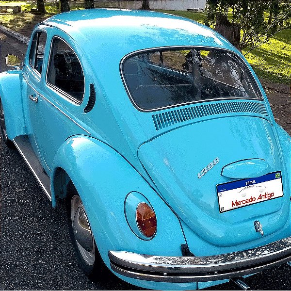 Fusca 1300 Azul Caiçara - Mercado Antigo Consultor Automotivo