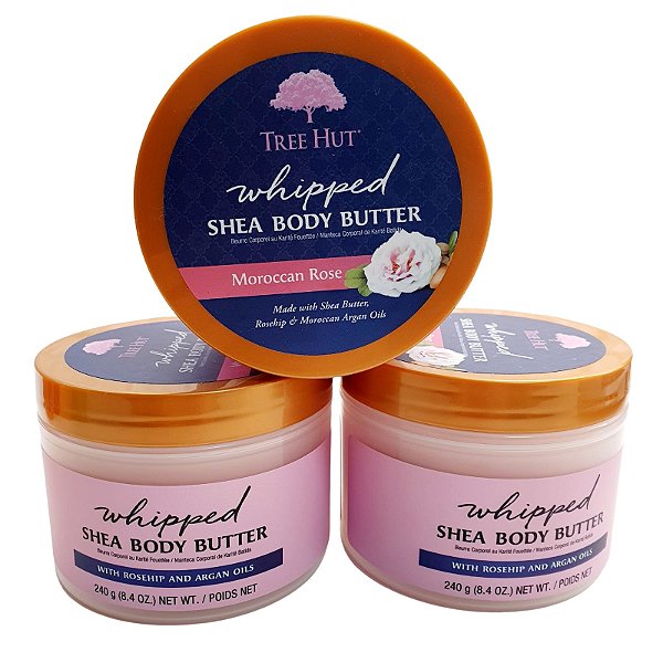 Tree Hut - Whipped Body Butter Manteiga Corporal Moroccan Rose 240g - Kaory Perfumaria ...