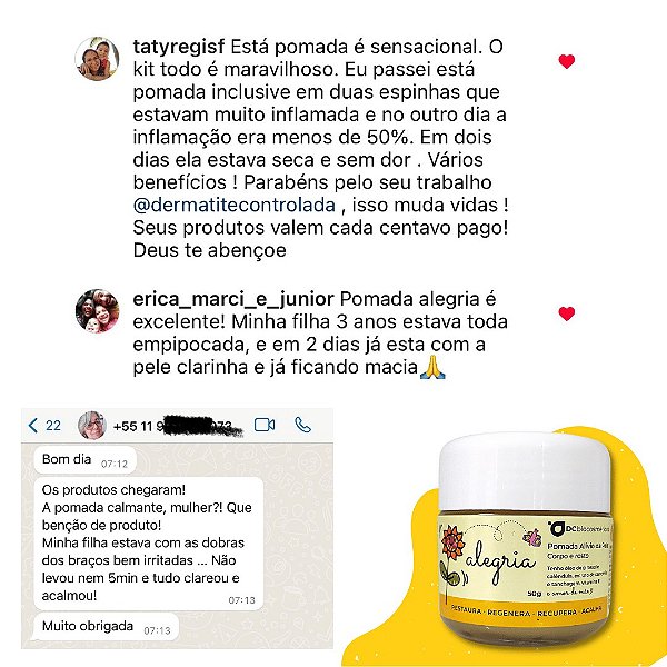 Pomada Natural para Pele Sensível — Dermatologicamente Testada ...