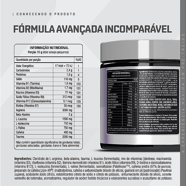 Pré treino Pre Workout Dux Nutrition 300g - Betta Suplementos