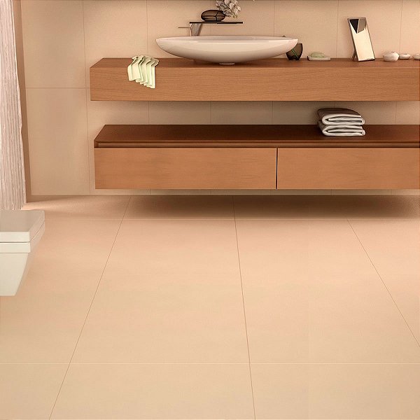 Piso Cerâmico Arielle Riviera Bege Bold Brilhante 54x54 Cx/2,62m² - Oca ...
