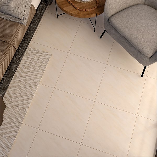 Piso Cerâmico Ceral Apolo Bege Brilhante 43x43 Cx/2,06m² - Oca Pisos e ...