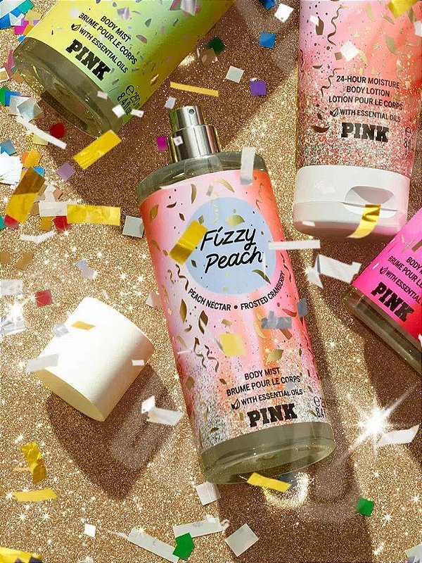 Body Splash Fizzy Peach PINK Victoria's Secret 250ml - Edição Limitada ...
