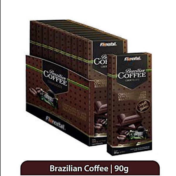 Chocolate ao leite Brazilian Coffee 90g - Florestal - Os melhores ...
