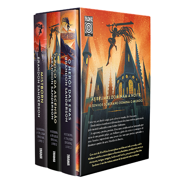 Box Mistborn - Loja Editora Trama - TRAMA | Especialista em Thriller e Fantasy