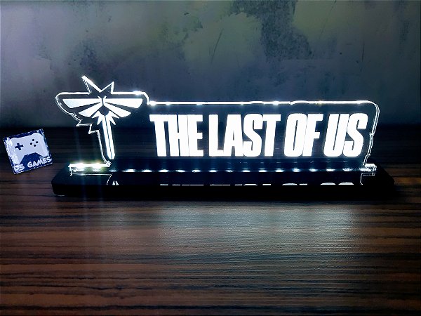 LUMINÁRIA LED FAN ART - THE LAST OF US - DS Games Atibaia