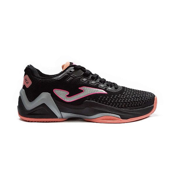 Tênis Joma Ace Pro Lady 2201 Clay Feminino Preto e Rosa - Favorita Padel