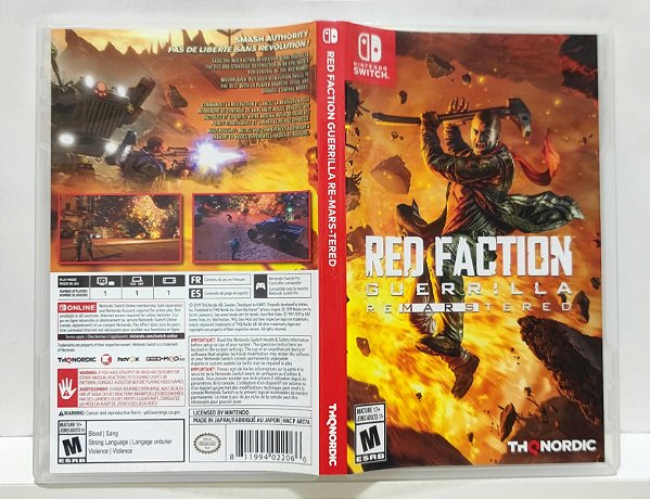 Red Faction Guerrilla Remastered - Nintendo Switch - Semi-Novo ...