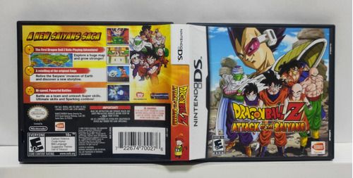 Dragon Ball Z: Attack Of The Saiyans - Nintendo DS - Semi-Novo ...