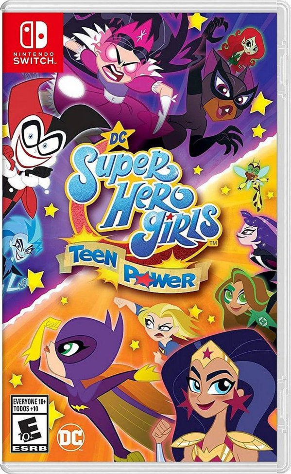 Nintendo Switch Dc Super Hero Girls Teen Power Colorido Pal
