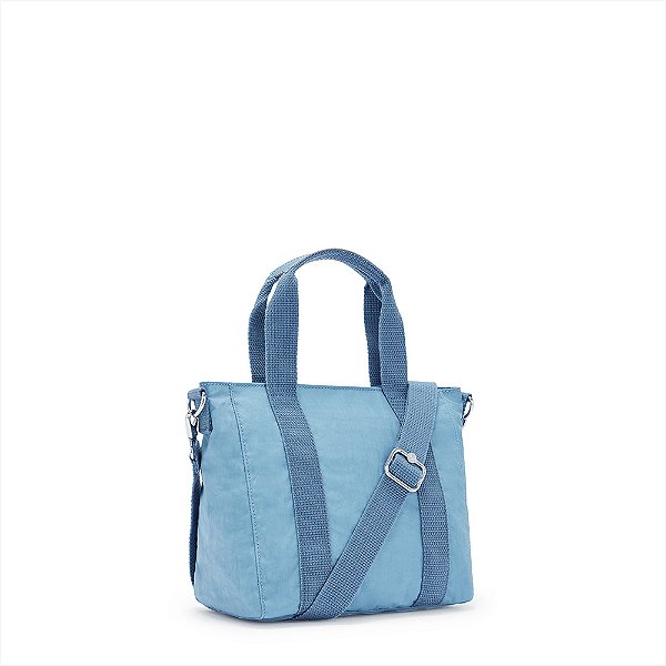Bolsa Transversal Kipling Asseni Mini 5 Litros Blue Mist - Viajante Moderno