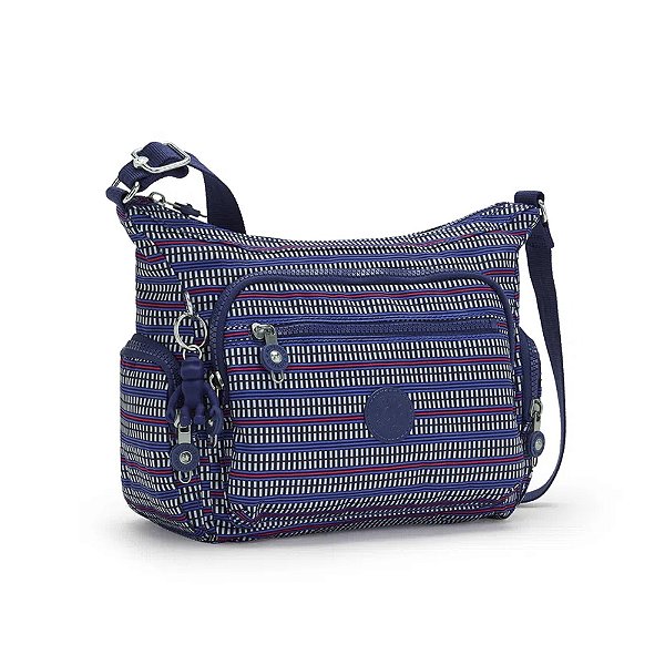 Bolsa Transversal Kipling Gabbie S 7 Litros Blue Geo Print - Viajante ...