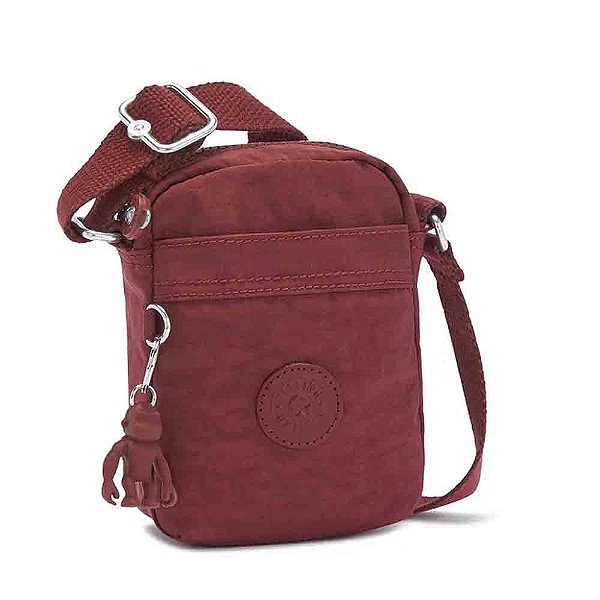 Bolsa Transversal Kipling Hisa Mini 2 Litros Marrom - Viajante Moderno