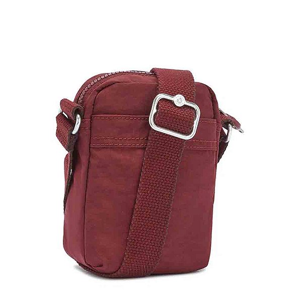 Bolsa Transversal Kipling Hisa Mini 2 Litros Marrom - Viajante Moderno