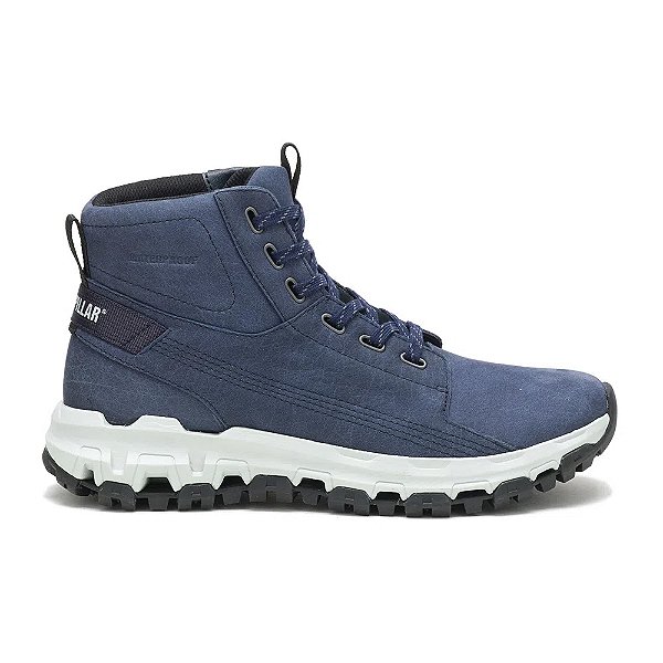 Bota Caterpillar Urban Tracks Mid Masculino Azul Marinho - Viajante Moderno