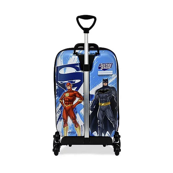 Mala Infantil MaxToy 3D Liga Superman Azul - Viajante Moderno