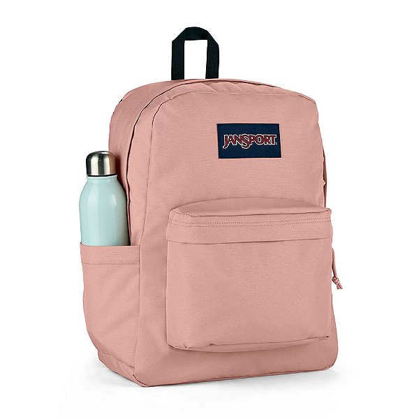 Mochila Jansport Superbreak Misty Rose 26 Litros - Viajante Moderno