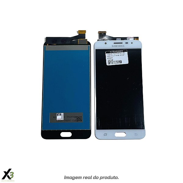 Frontal Tela Display Samsung J7 Prime (G610) 1 Linha - X3 Distribuidora ...