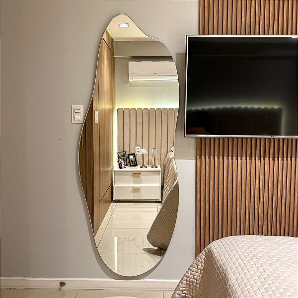 Espelho Orgânico Aurora Infinity Essential, Espelho de Corpo Inteiro - Duna - Espelhos Orgânicos ...