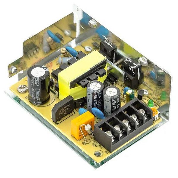 FONTE CHAVEADA COLMEIA METÁLICA 24V 3A 75W 110/220V - RS COMPONENTES ...