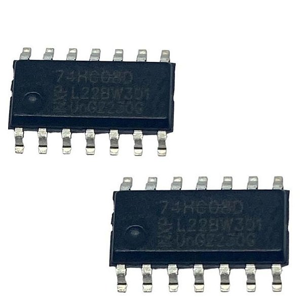 CIRCUITO INTEGRADO 74HC08D 14P SMD - RS COMPONENTES ELETRÔNICOS