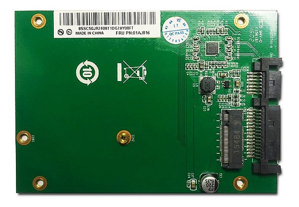 Adaptador Placa Sata Para Ssd M.2 2240 2280 01aj816 - Loja Paulicomp ...