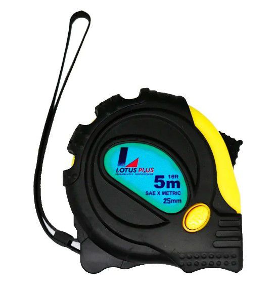 Trena 5M X 25Mm Plus Emborrachada 5444 Lotus - Monfer Ferramentas