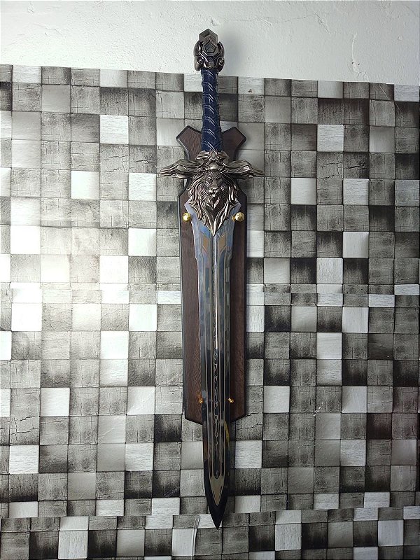Espada Anduin Lothar World of Warcraft - Colecionável da Aliança ⚔️🛡️ ...
