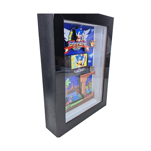 Quadro Decorativo Sonic The Hedgehog 3D 🌀🎮 - Tenda Medieval
