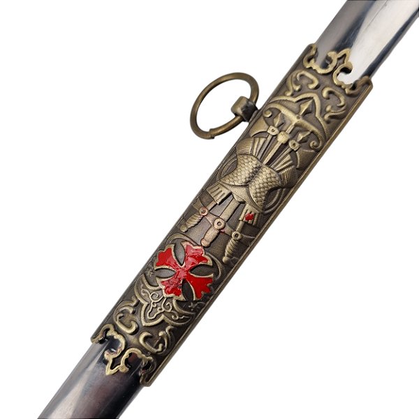 Espada Cerimonial Templária Medieval Cruz de Malta - Honra e Tradição ...