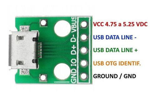 Módulo Adaptador Micro Usb Femea Para Dip - Smartcomp seu fornecedor ...