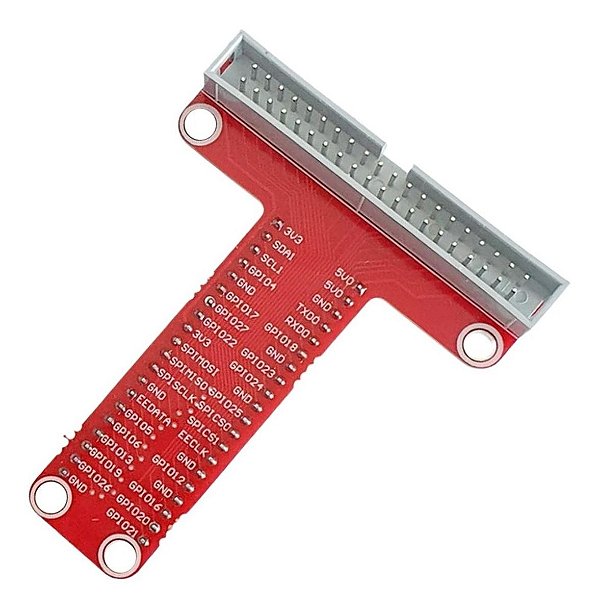 Módulo Expansão Gpio 40 Pinos + Cabo Flat Para Raspberry Pi - Smartcomp ...