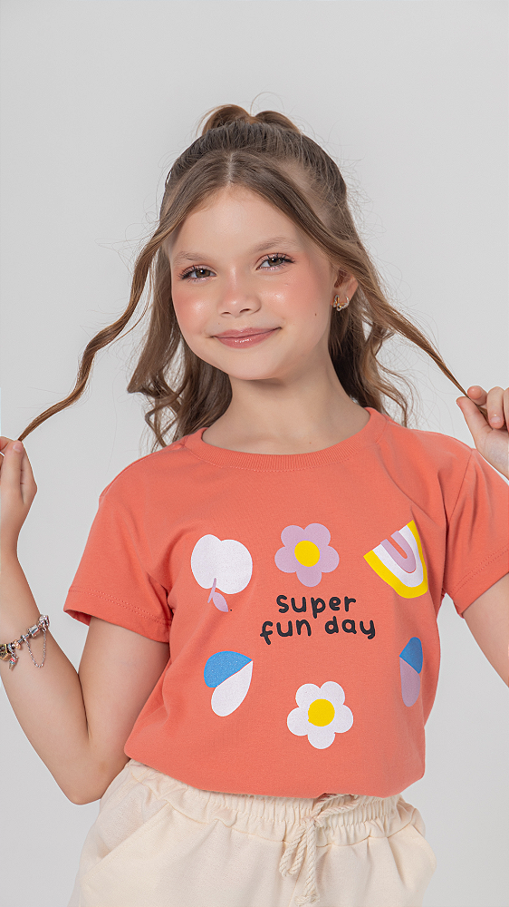 T-SHIRT SUPER FUN DAY - Mundo Ray