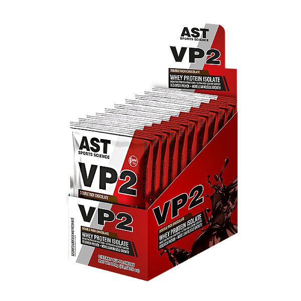 VP2 Whey Protein Isolate Sachê 30g (10 unidades) - AST Sports - AST ...