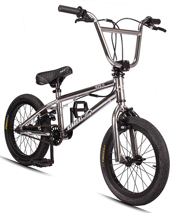 Bicicleta BMX Série 16 Aço Hi-Ten K7 kog 9 - Cromado - Pro-X Bikes ...