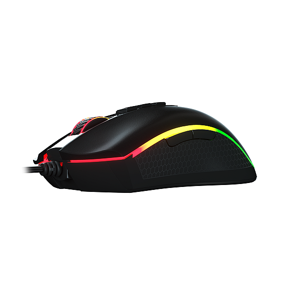 MOUSE USB REDRAGON M711 - FPS-1 GAMER KING COBRA FPS RGB PRETO BOX - GPJ