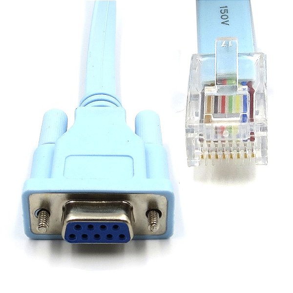 Cabo Serial DB9 x RJ45 1,8m - Ion Cabos