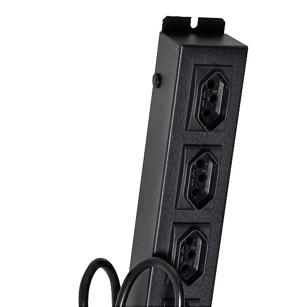 Filtro de linha Metálico 8 Tomadas Padrão Brasileiro - Ion Cabos